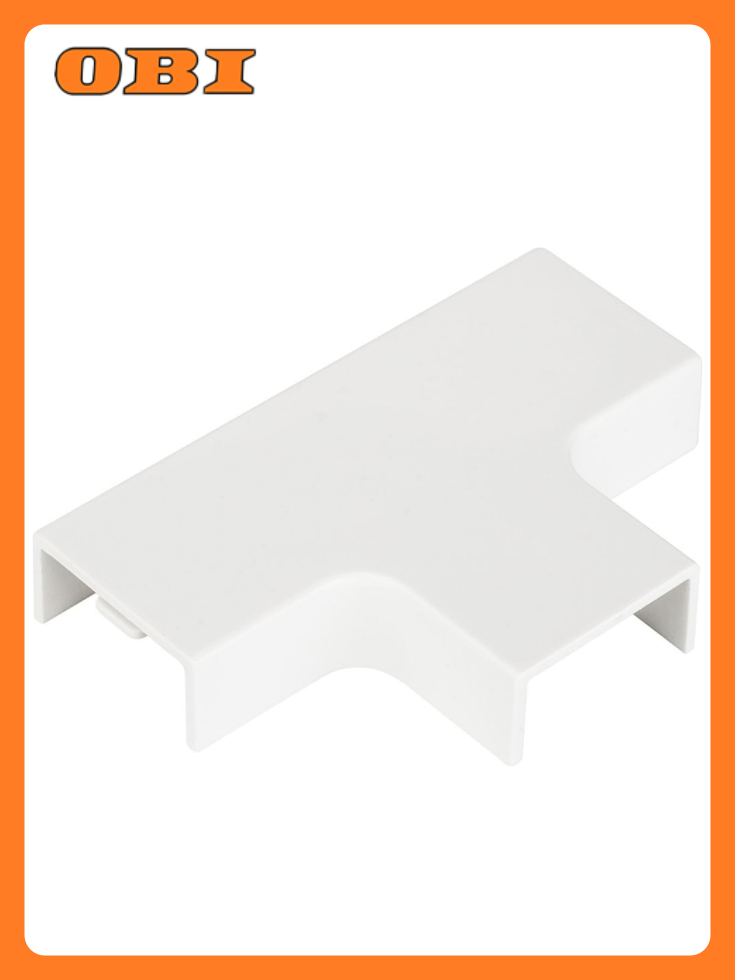 Угол Т-образный EKF PROxima белый 40х25 мм