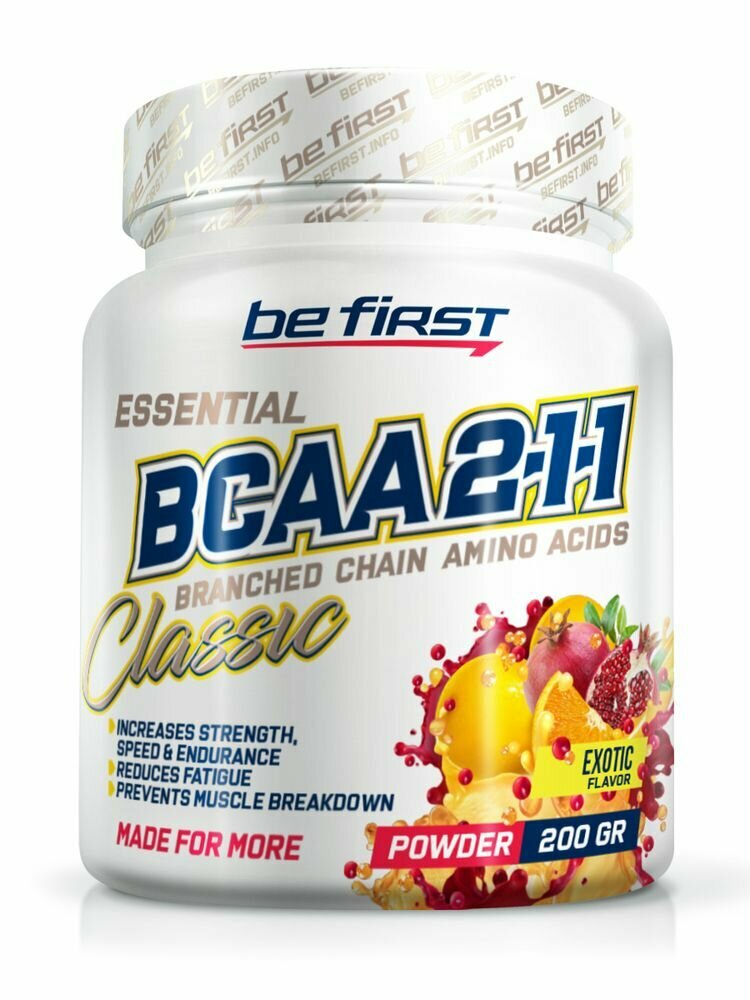 Be First BCAA 2:1:1 classic powder 200 г Экзотик