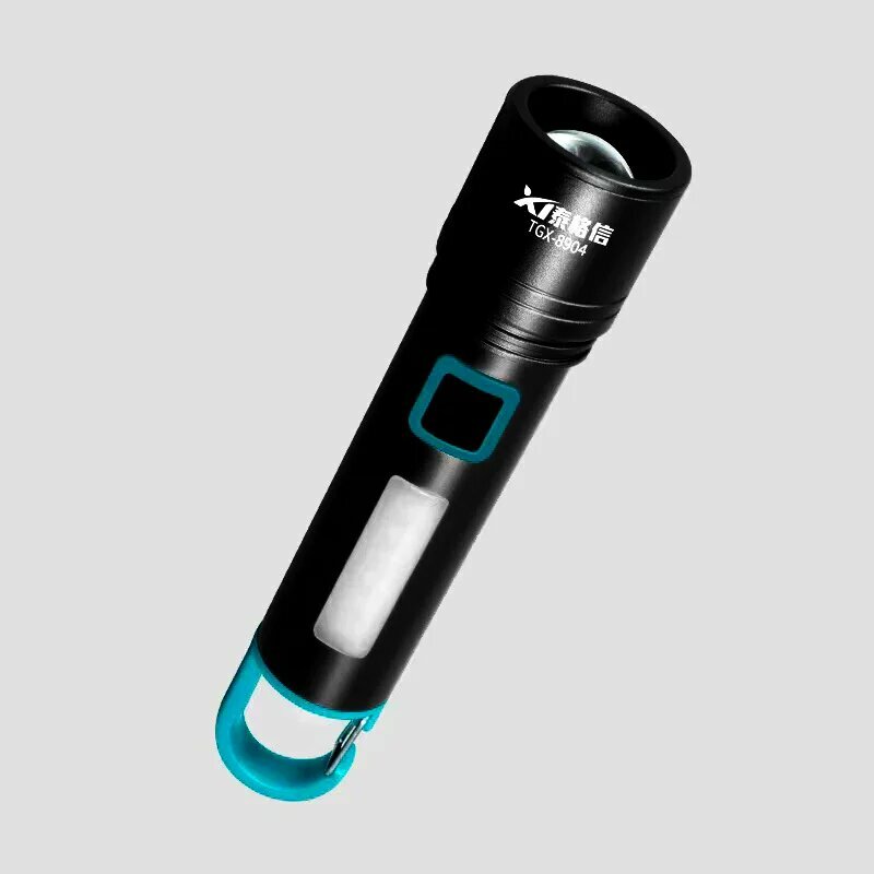 Taigexin 8904 лазерная пушка сильный свет дальнего действия светодиодный фонарик небесная пушка фонарик сильный свет