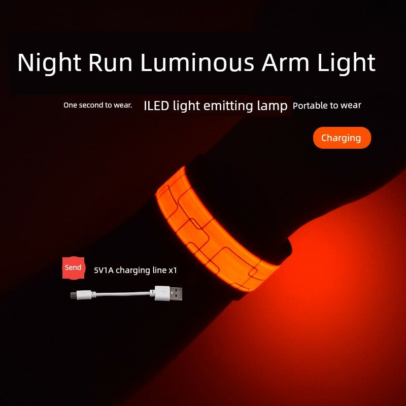 Светоотражающие ремни для ног для велоспорта, светоотражающие фонарики на руки для бега, светоотражающие фонари на