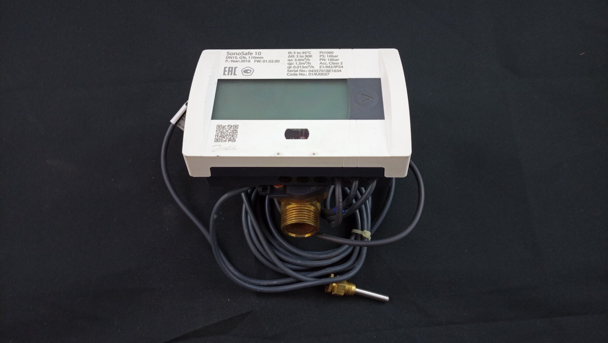 014U0037 Теплосчетчик ультразвуковой Danfoss SonoSafe 10 Ду 15; 1,5; подача