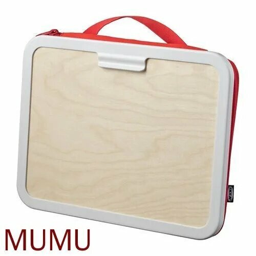 Сумка-планшет для рисования IKEA, 35x27 см, красный. MALA. Икеа Мола