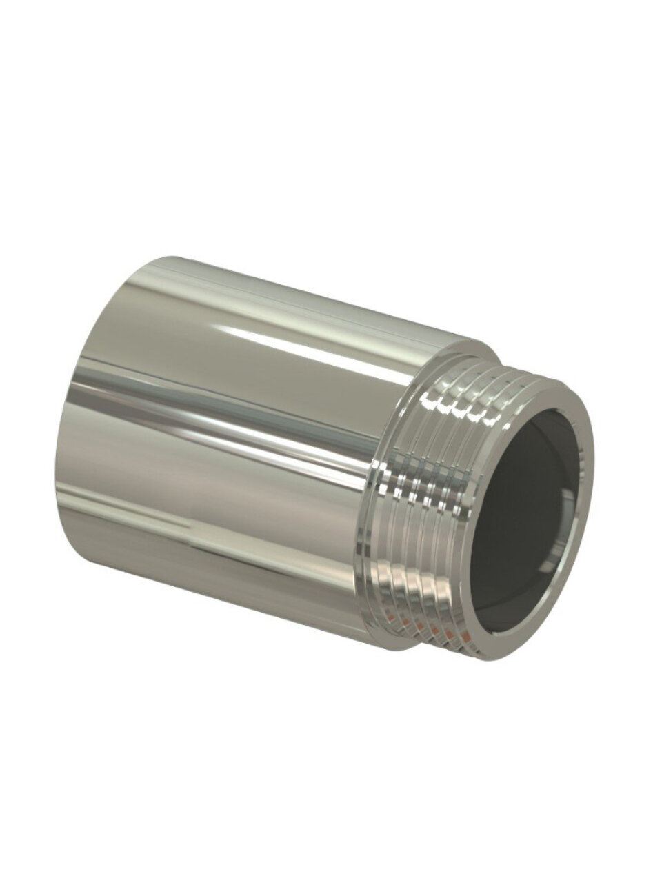 Удлинитель d25х1/2', хром, латунь, L 25, РосТурПласт