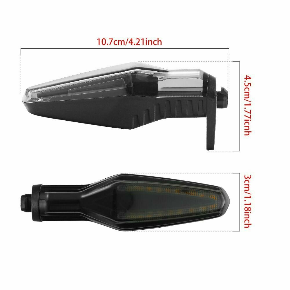2 шт. передние светодиодные указатели поворота из АБС-пластика для BMW R1250GS/ADV S1000R S1000XR F900XR