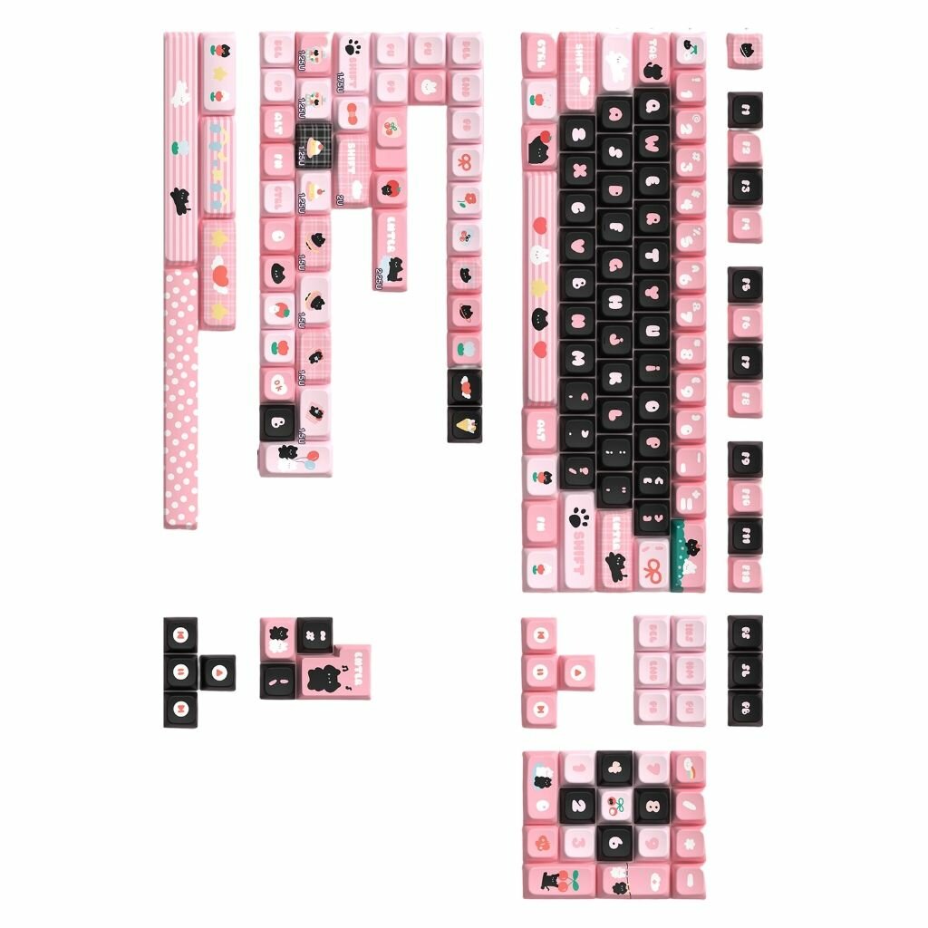 Набор PBT кейкапов MDA профиля