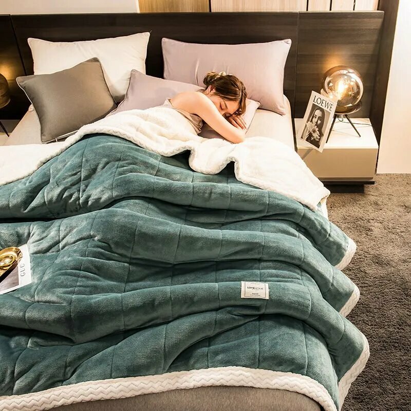 Одеяло Односпальный 180x200 см, Всесезонное, с наполнителем Хлопковое волокно, комплект из 1 шт