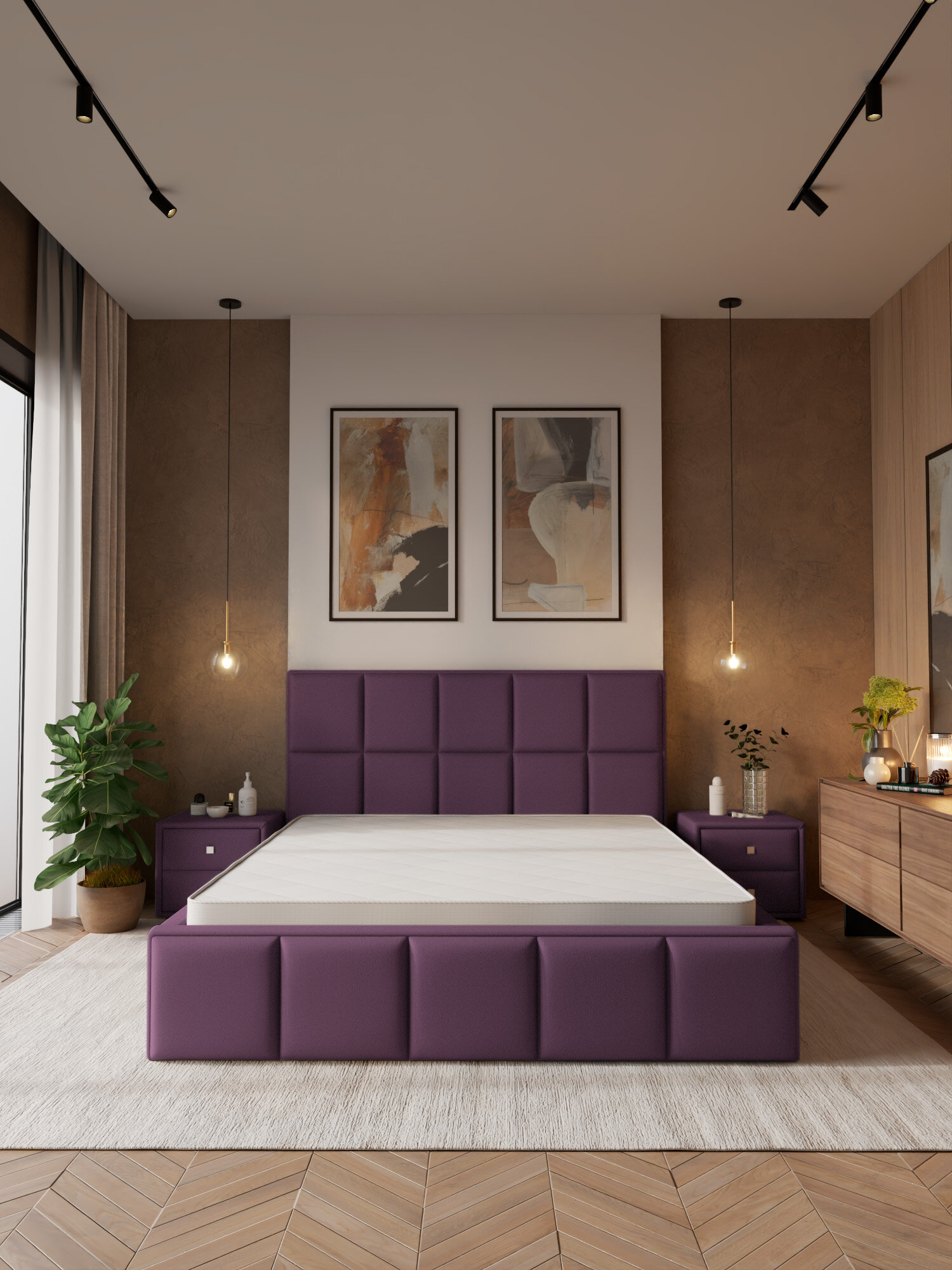 Кровать двуспальная 180х200 с подъемным механизмом, Флоренция макси с мягким изголовьем для дома и спальни, ортопедическое основание, ящик для белья