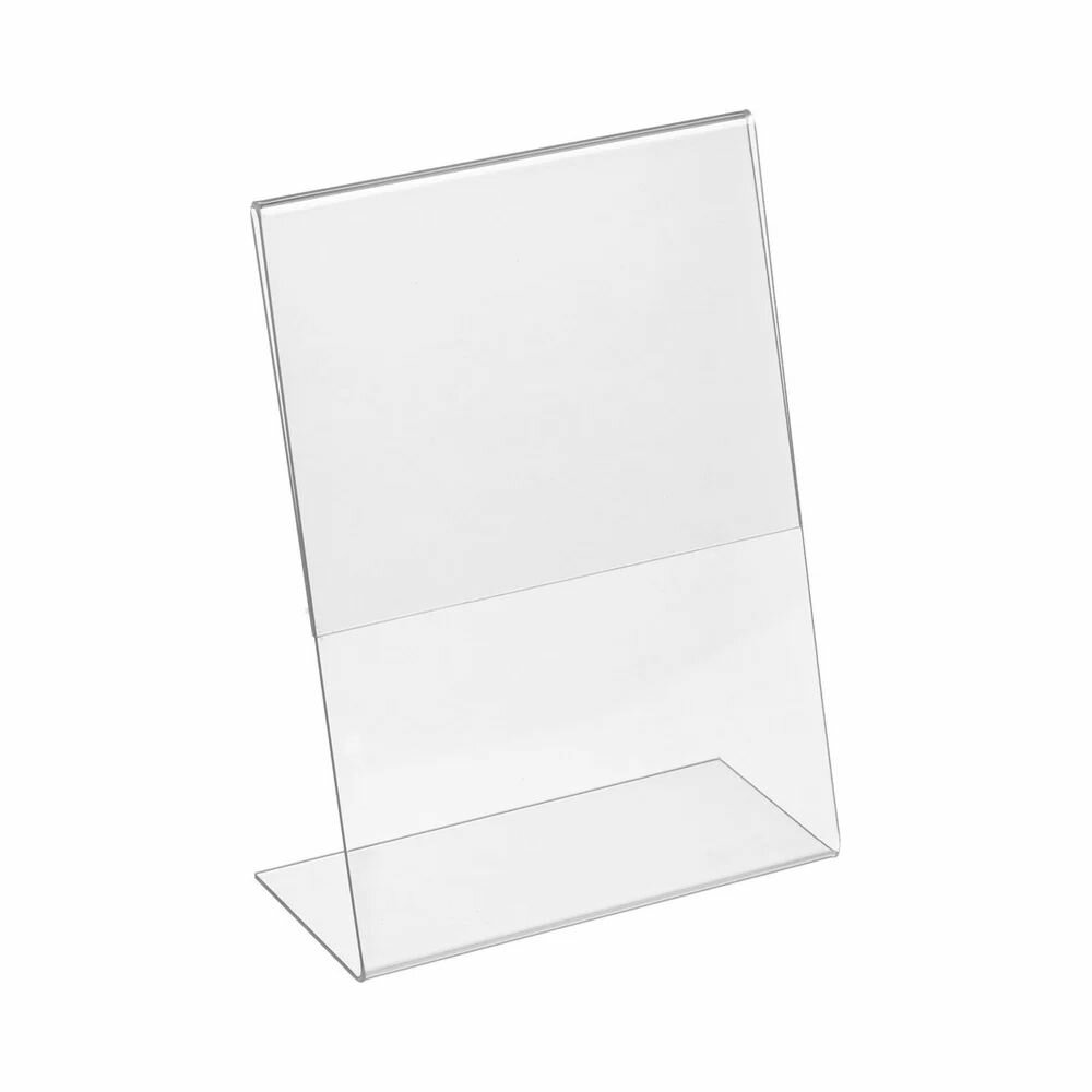 Односторонняя вертикальная настольная подставка Attache А5 210х148 акрил 743055