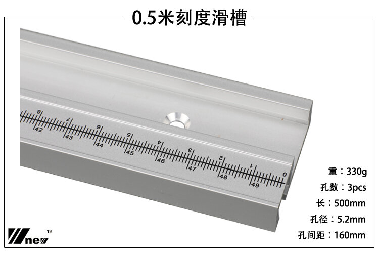 Т-образная направляющая для деревообработки со шкалой, алюминиевая Т-образная направляющая для торцовочной пилы, направляющая для настольной пилы, направляющая для торцовочной пилы.