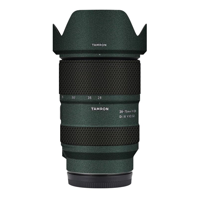 Зеленая пленка-защита турмалин для объектива Tamron 28-75mm F2.8 G2 с креплением Sony