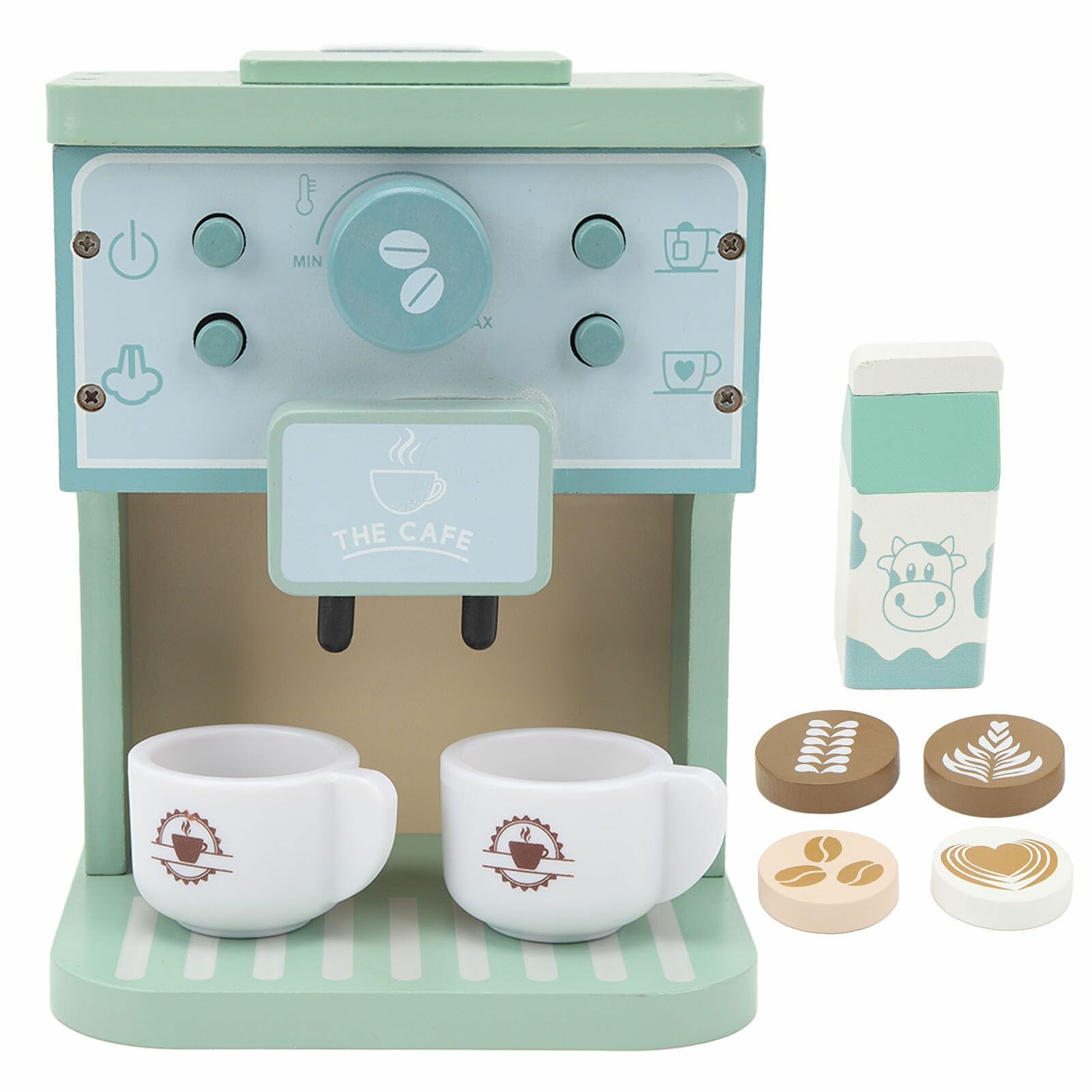 Игрушечная кофеварка, имитация, с чашками, для детей