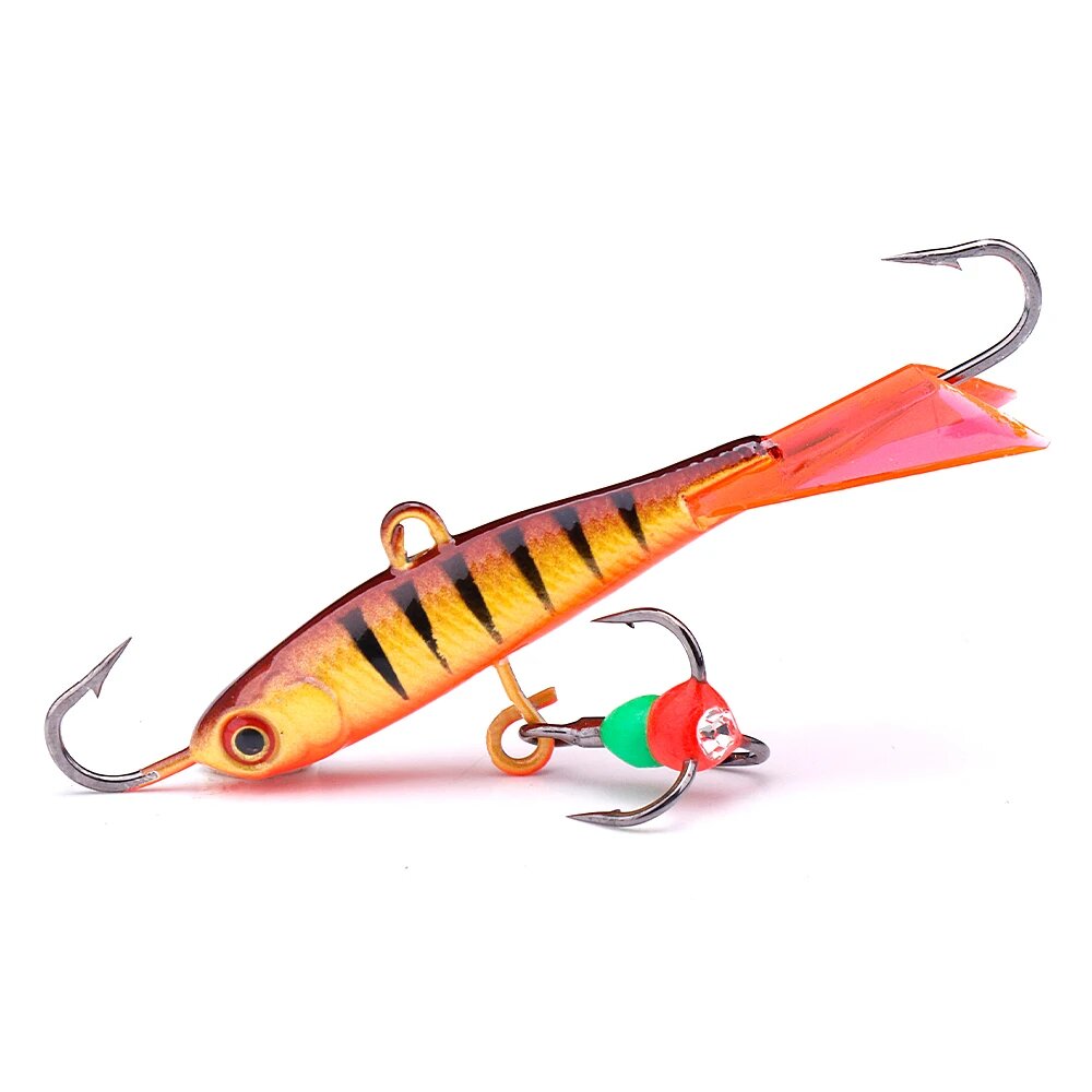 TREHOOK 50 мм 9,5 г балансир для зимней рыбалки, тонущая приманка VIB, жесткая приманка для щуки, окуня, судака, зондер, зимние рыболовные снасти, Япония