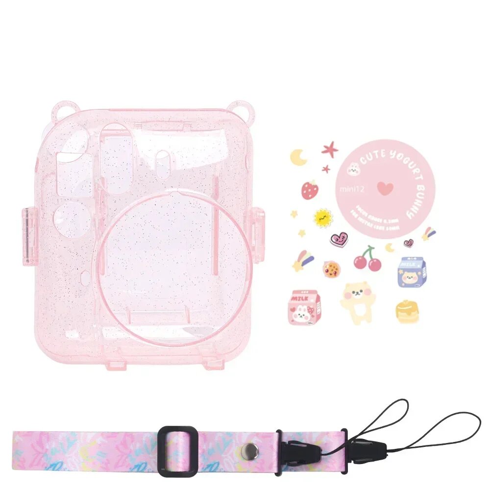 Чехол для Instax Mini 12 Pink, dawndesslo