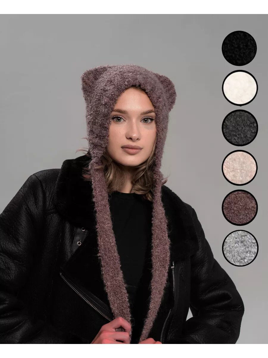 Шапка осень - зима 2025 - 2026 для женщин