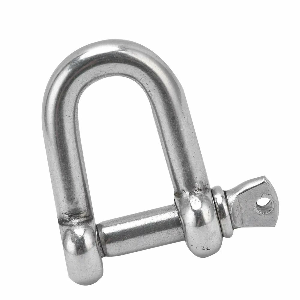 Анкерная скоба с винтовым штифтом, нержавеющая сталь, D-образная дуга для цепей, веревка для выживания на открытом воздухе (M6)