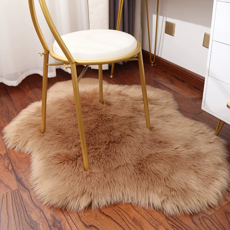 Плюшевый ковер-облако, пушистый ковер, прикроватный ковер, ковер для туалетного столика, коврик, ковер для комнаты