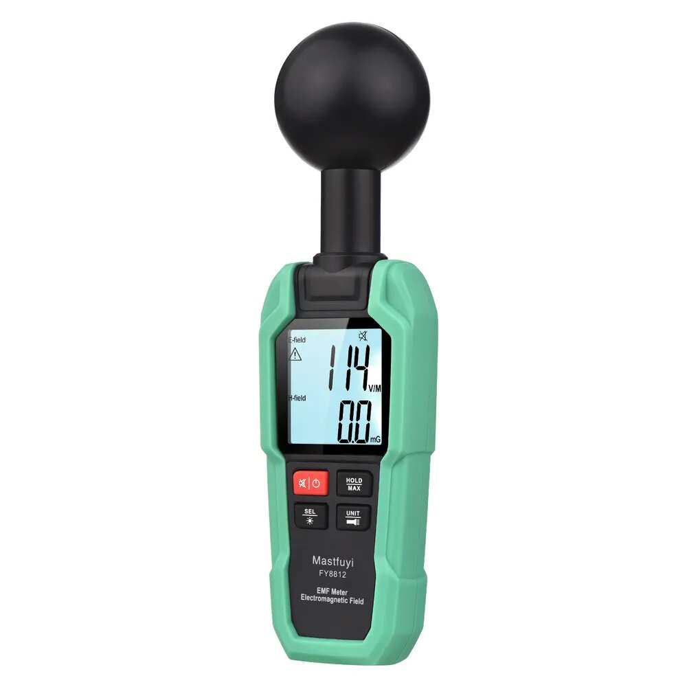 Mastfuyi EMF Meter Тестер электромагнитного поля Высокоточный датчик электромагнитного