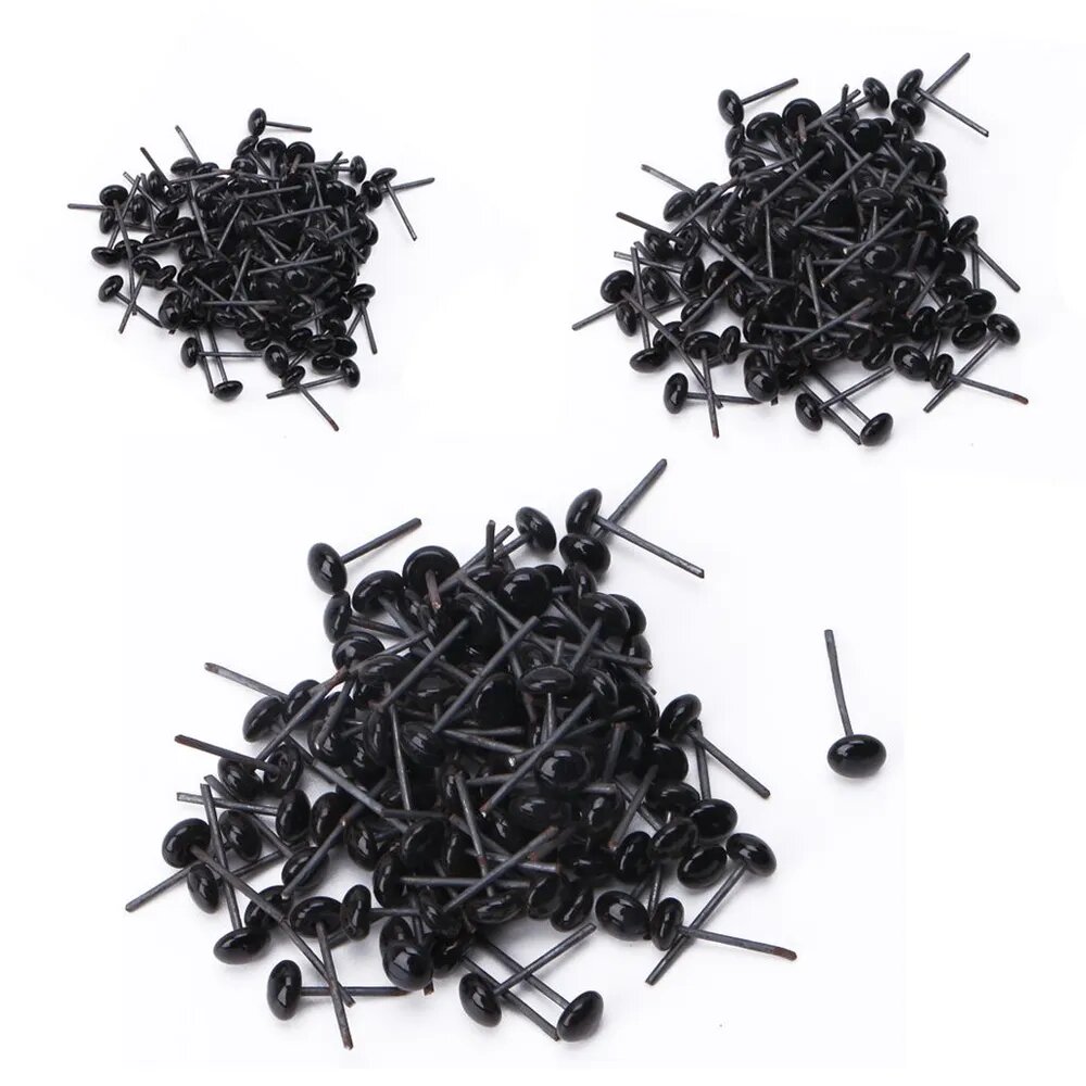 Булавка, 1 шт, цвет: черный