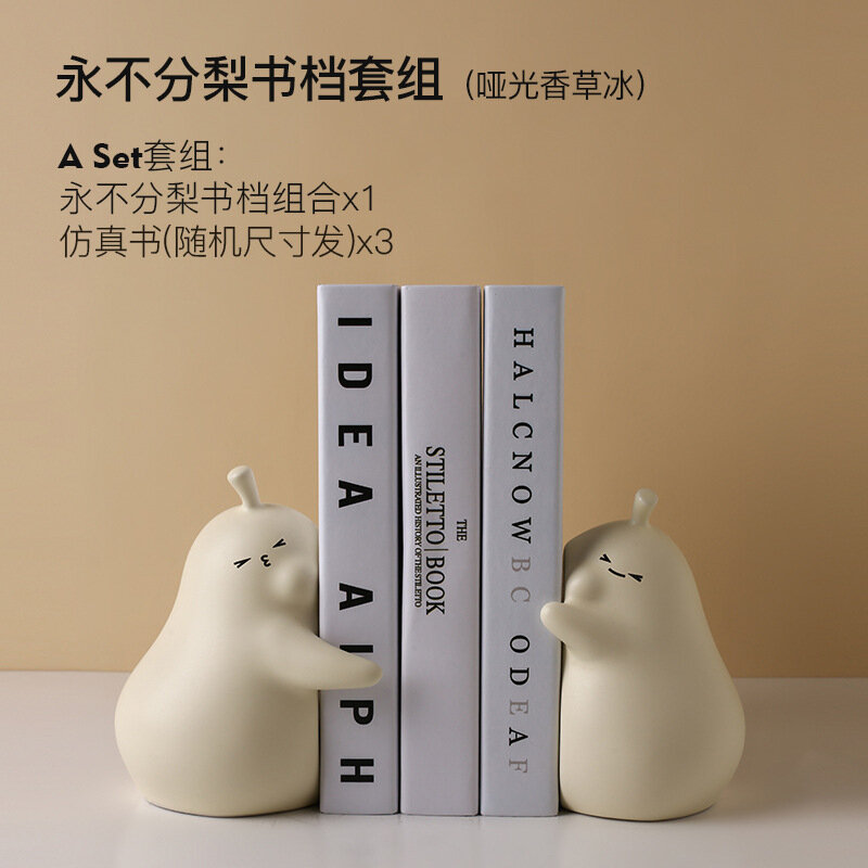 Керамический орнамент Behanmei в виде милой груши, украшение для дома, гостиной, книжной полки, подарок на День святого Валентина или день рождения