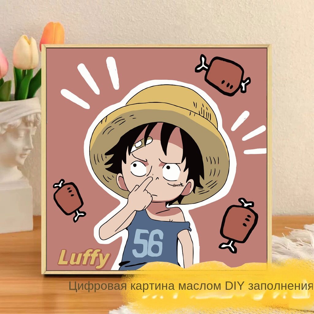 Bungo Stray Dogs Осаму Дадзай DIY Цифровая масляная живопись Раскраска ручной работы Накахара Чуя Аниме товары Акриловая живопись