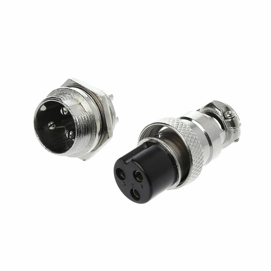 Авиационный разъём GX 16mm 2-9 pin, 3P