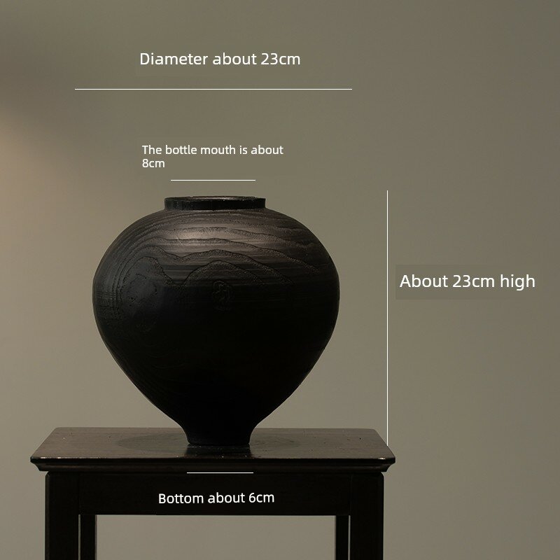 Ваза из смолы в стиле ваби-саби, декор для зала в стиле дзен, декор для прихожей в стиле ретро, китайский стиль,