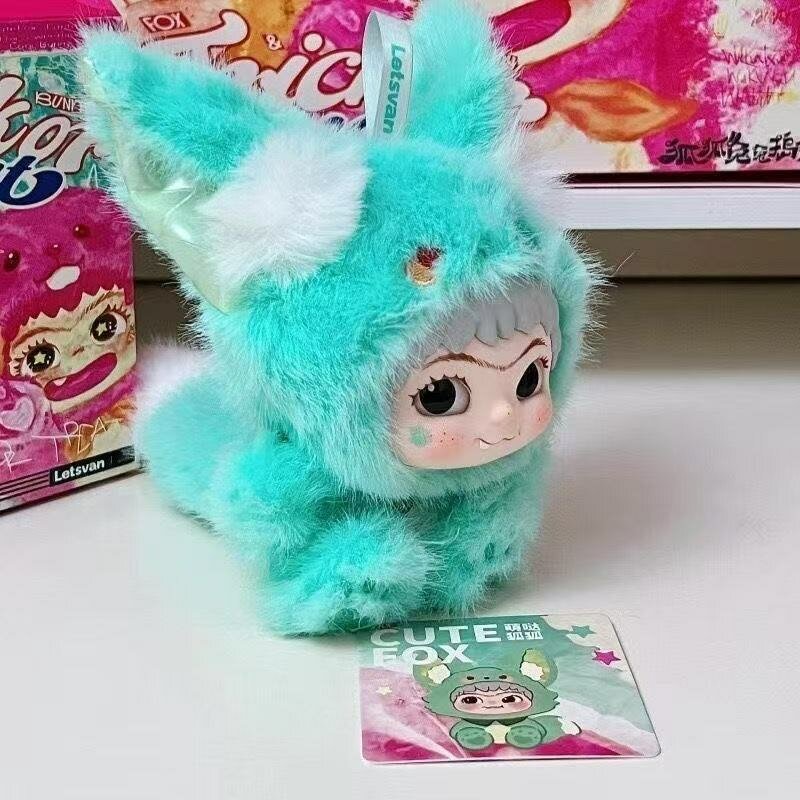 WAKUKU Второе поколение плюшевых слепых коробок, серия дневников для сладостей, фигурка лисы, кролика, модная игрушка, виниловая кукла, милая