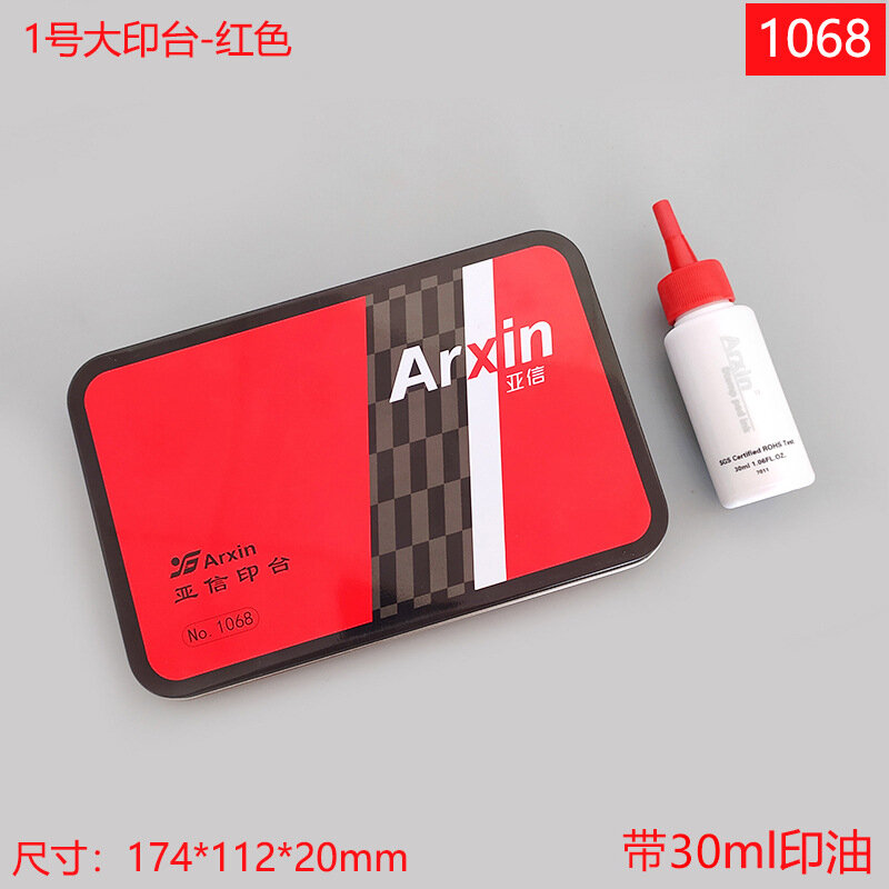 Большой быстросохнущий штемпельный блок красного и черного цветов, для отпечатков рук и ног, квадратный штемпельный блок, большая заготовка для штампа, многоцветный штемпельный блок.