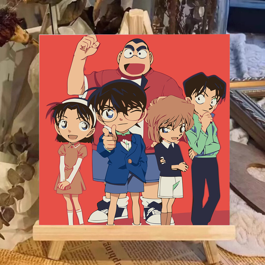 Bungo Stray Dogs Осаму Дадзай DIY Цифровая масляная живопись Раскраска ручной работы Накахара Чуя Аниме товары Акриловая живопись