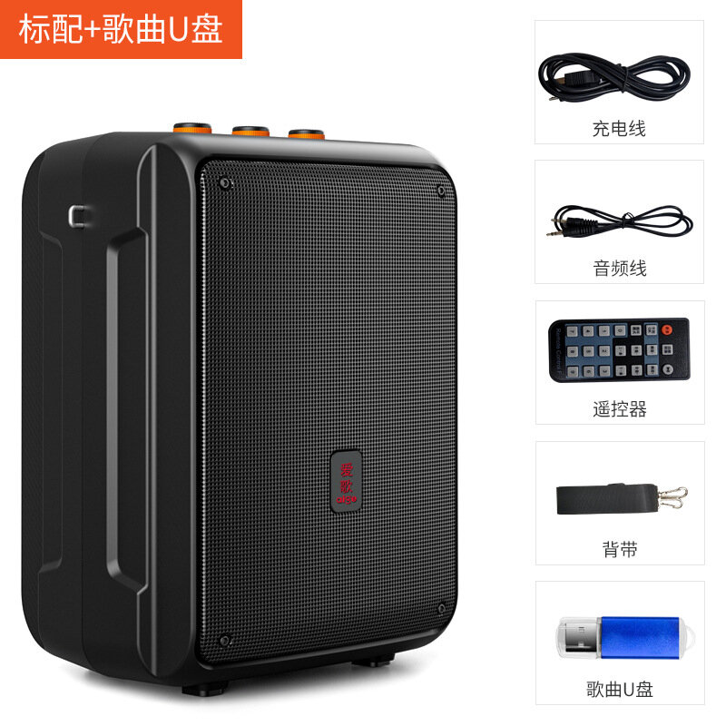 Aige D13 Беспроводной Bluetooth Портативный Уличный Видеоролик Домашний Уличный Продавец Все-в-одном Устройство Рекламный Громкоговоритель Высокой Громкости