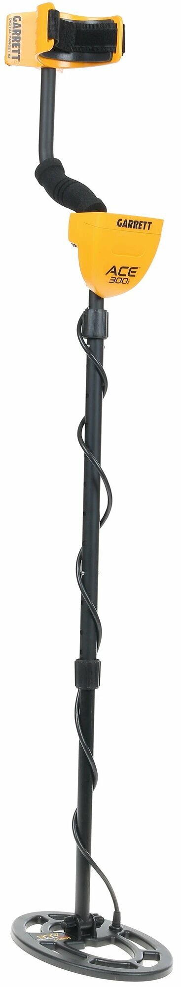 Металлоискатель Garrett ACE 300i, монокатушка, 7x10", глубина поиска, русский язык