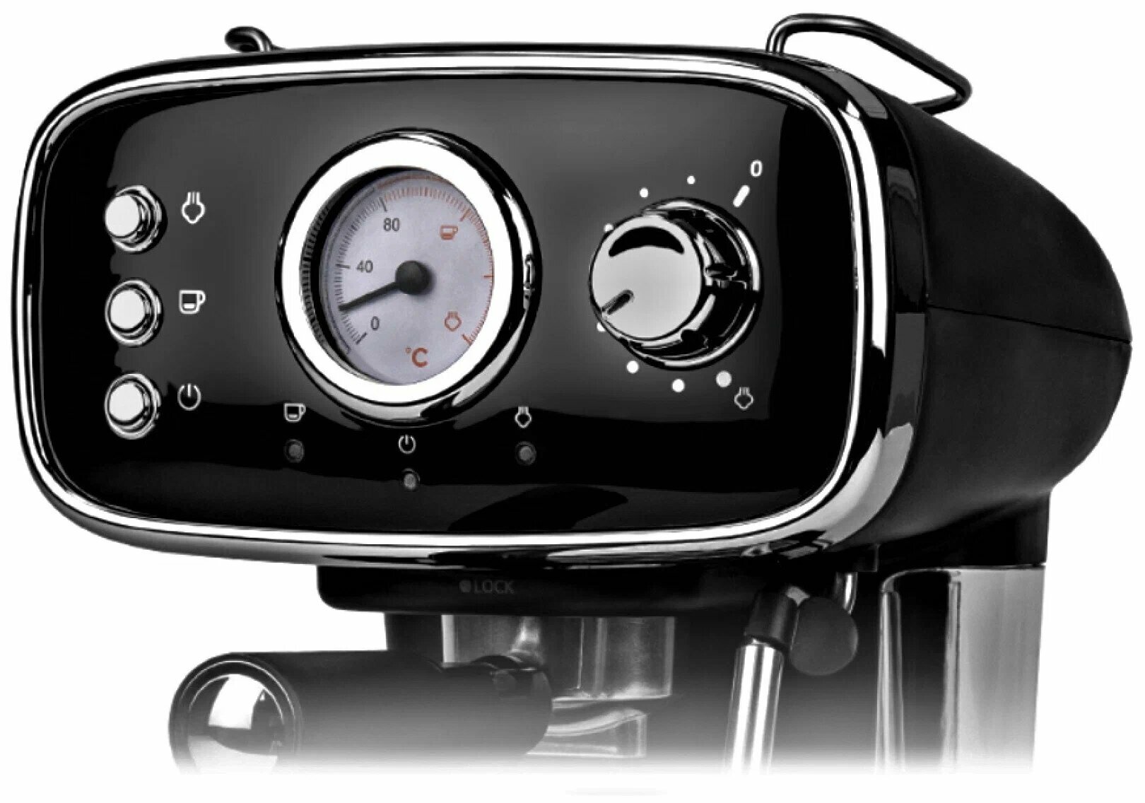 Кофеварка CENTEK CT-1165, с капучинатором, рожковая, 1200 Вт, 1,2 л