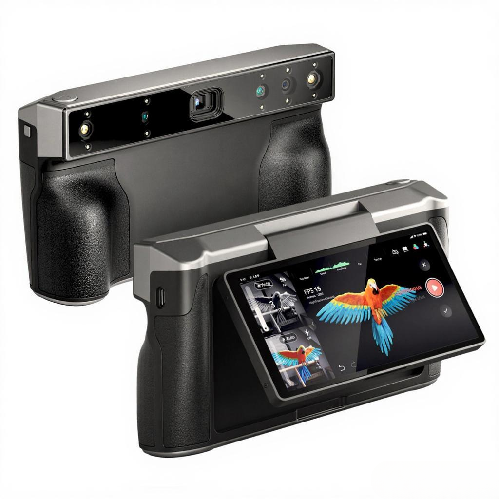 MIRACO PRO 3D Scanner для 3D Printing Wireless Handheld 3D Model Scanning 15 fps Scan Speed Up to 0.02 mm Precision Full Color RGB Camera для Small to Large Objects Fast Recharging Battery 32GB RAM