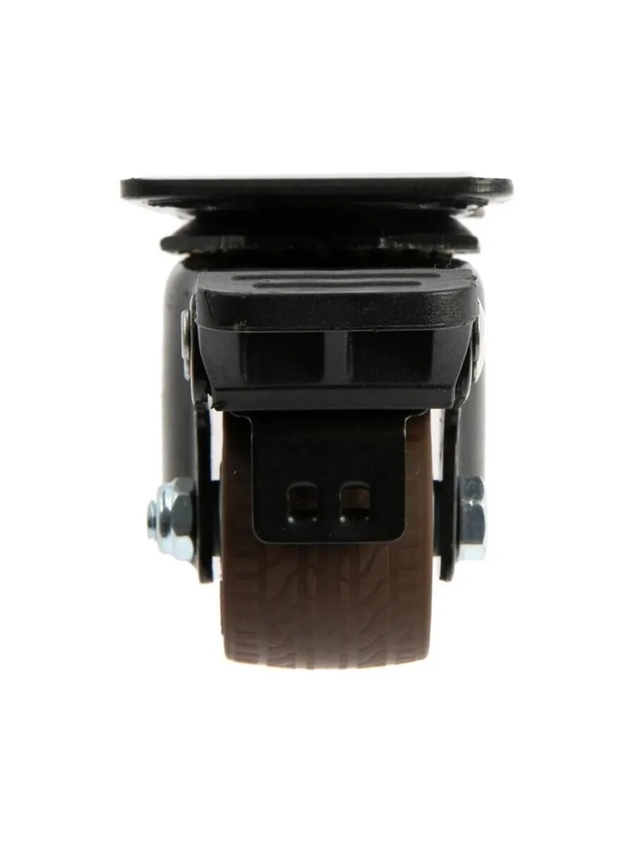 Поворотное мебельное колесо с тормозом 40 мм