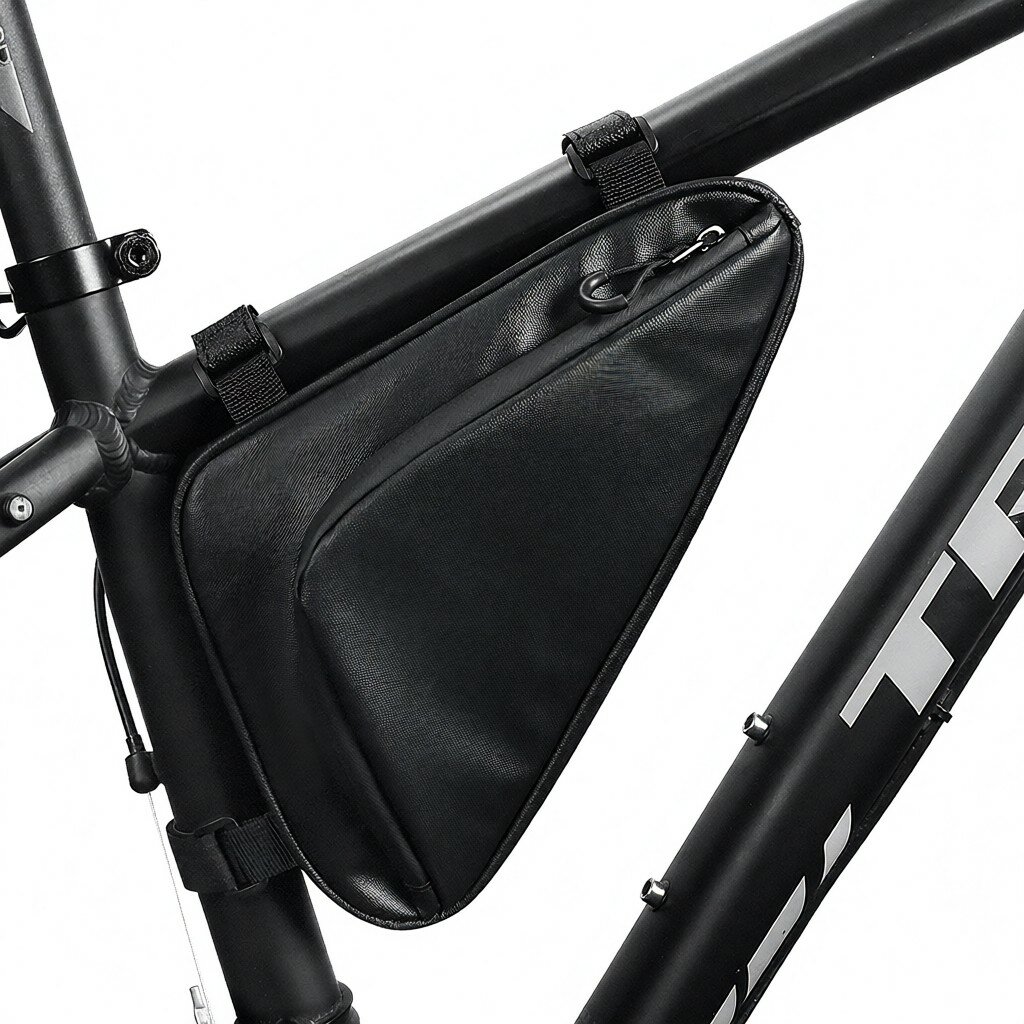 Waterproof Bike Triangle Bag Bicycle Frame Tube Bag Pack Cycling Tool Accesories Storage Pouch Bag Material 600D polyester Size 22*17cm Capacity 1.5L Weight 273g Package List 1* Bike Triangle Bag