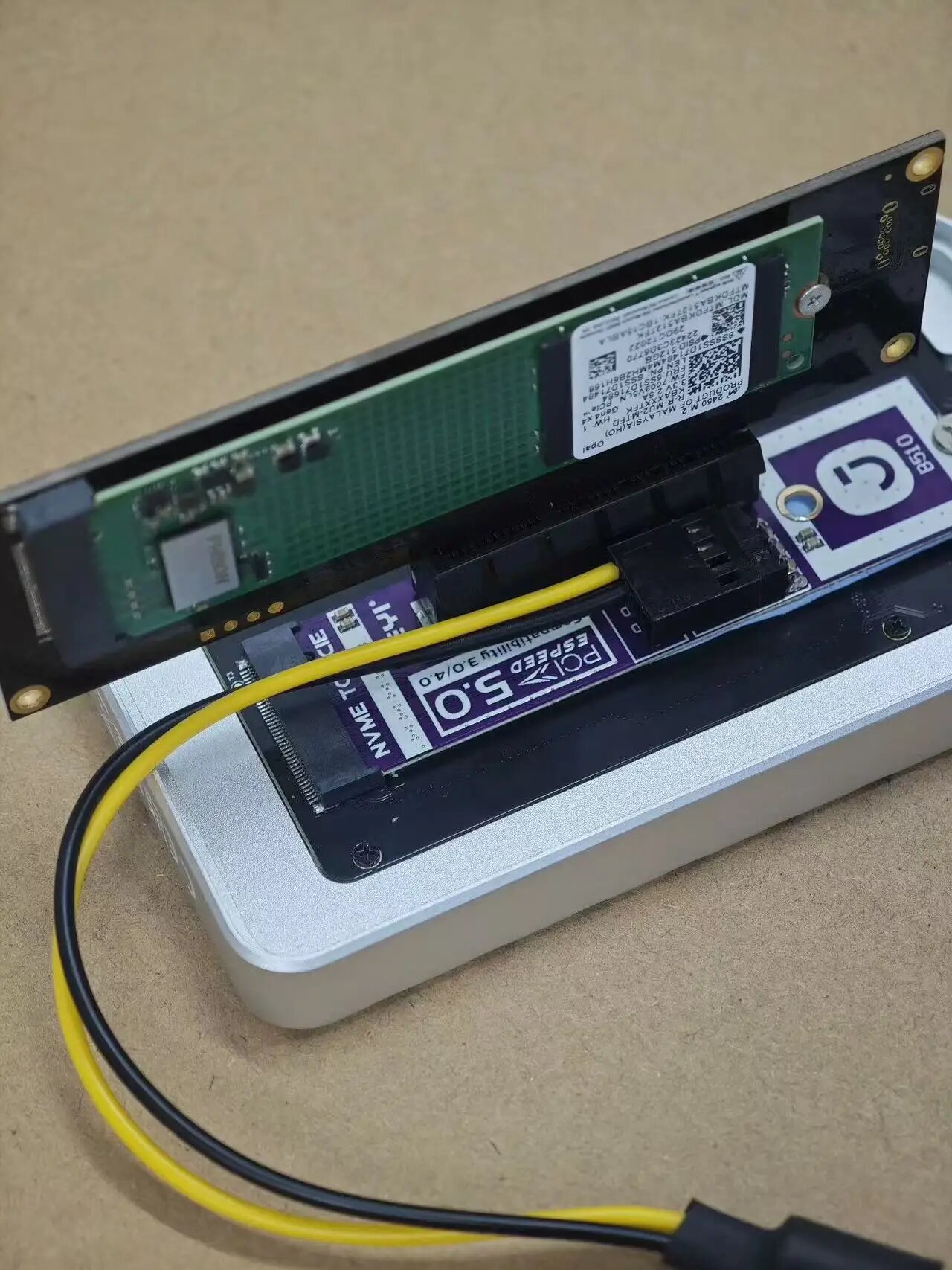 Док-станция расширения Thunderbolt от 4 до PCI 5.0 с поддержкой DMA — совместима с сетевыми картами eGPU, NVMe