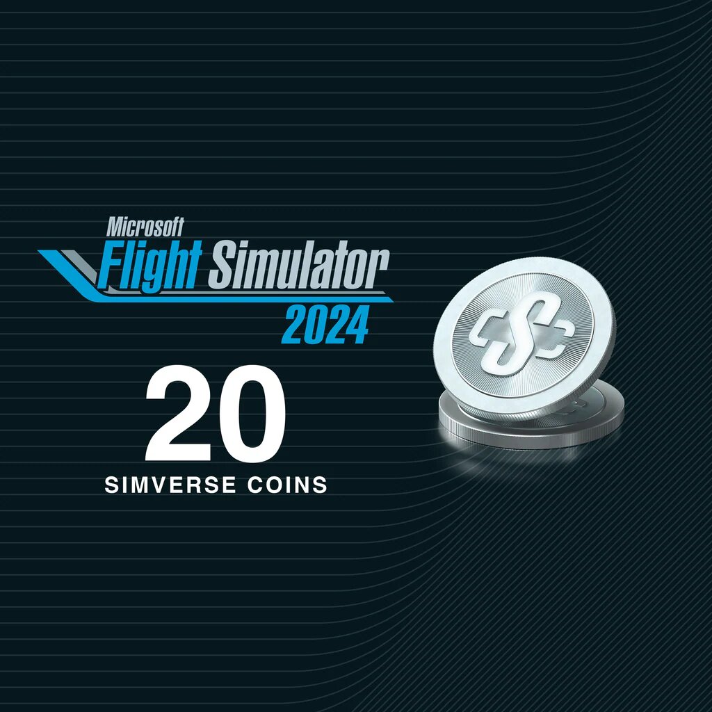 Виртуальная валюта MSFS 2024 - 20 Simverse Coins Pack, для PlayStation, Турция
