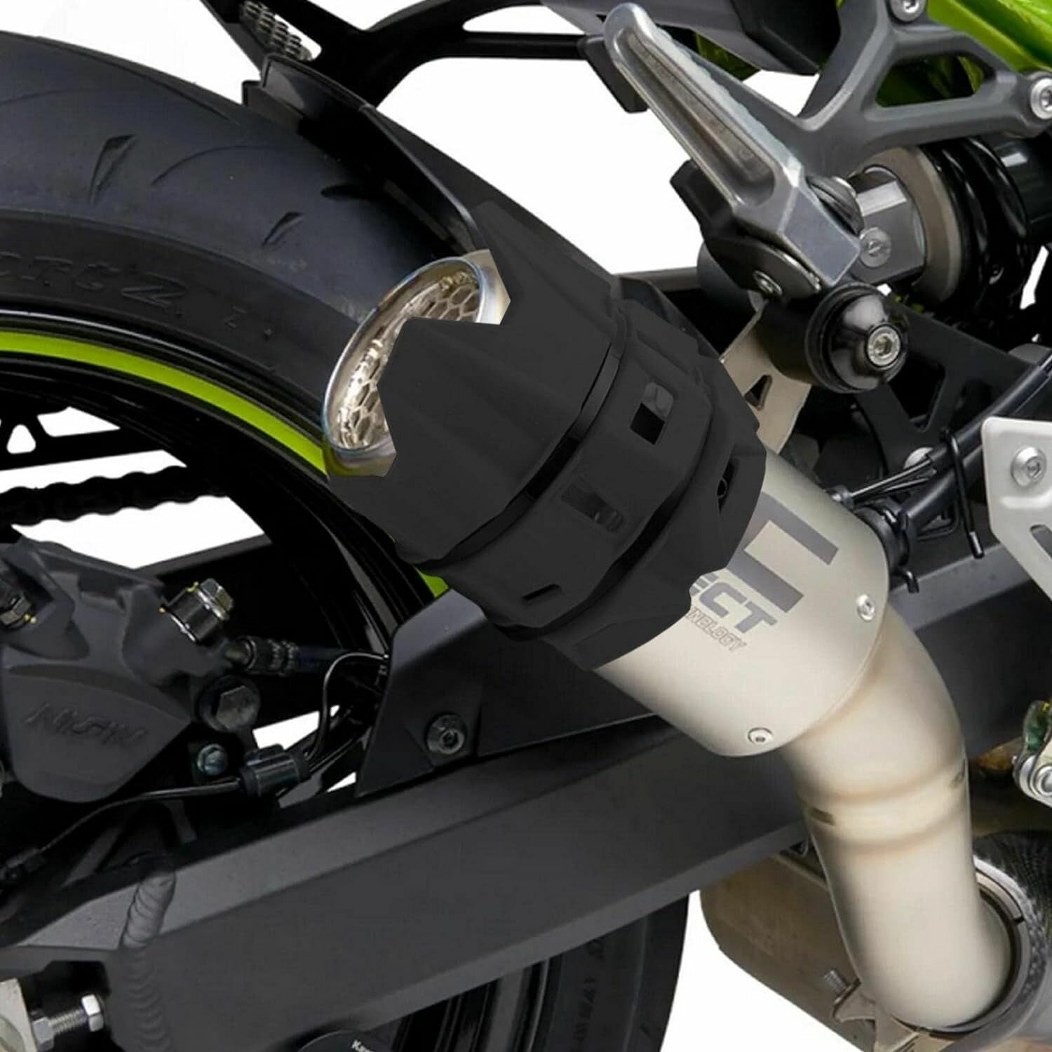 Накладка на глушитель мотоцикла, питбайка защитная