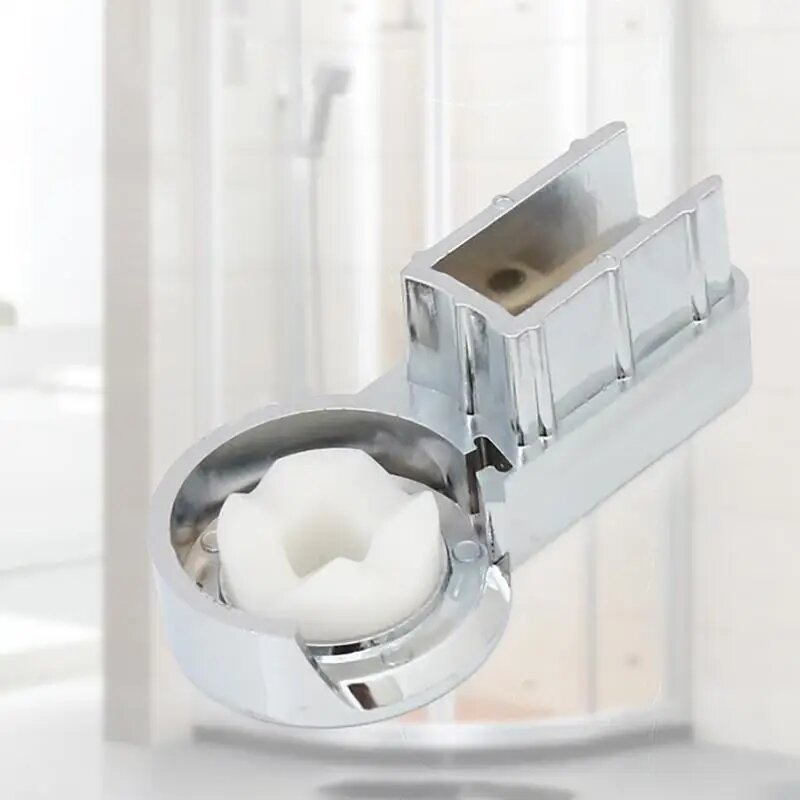 Стеклянные кронштейны для душевой кабины, стабильность 6 мм, петля для ванны, АБС-материал, хромированный дизайн