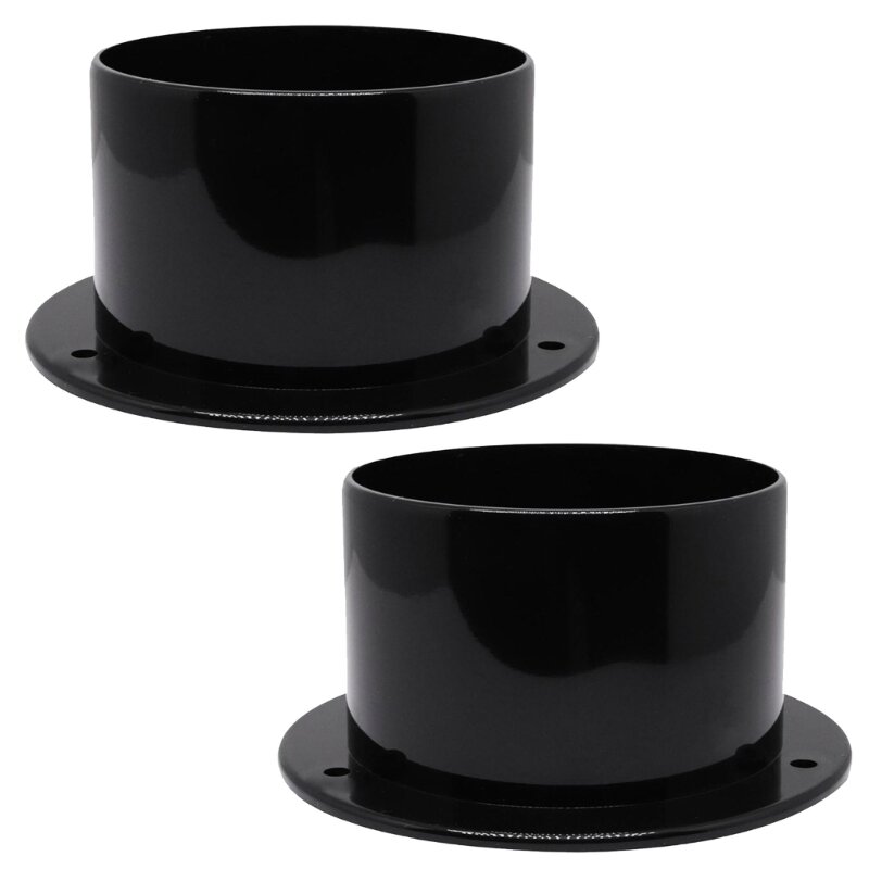 Комплект из 2 Пластиковых фланцев воздуховодов ABS 3-дюймовый фланец Легко устанавливается для системы вентиляции сушилки