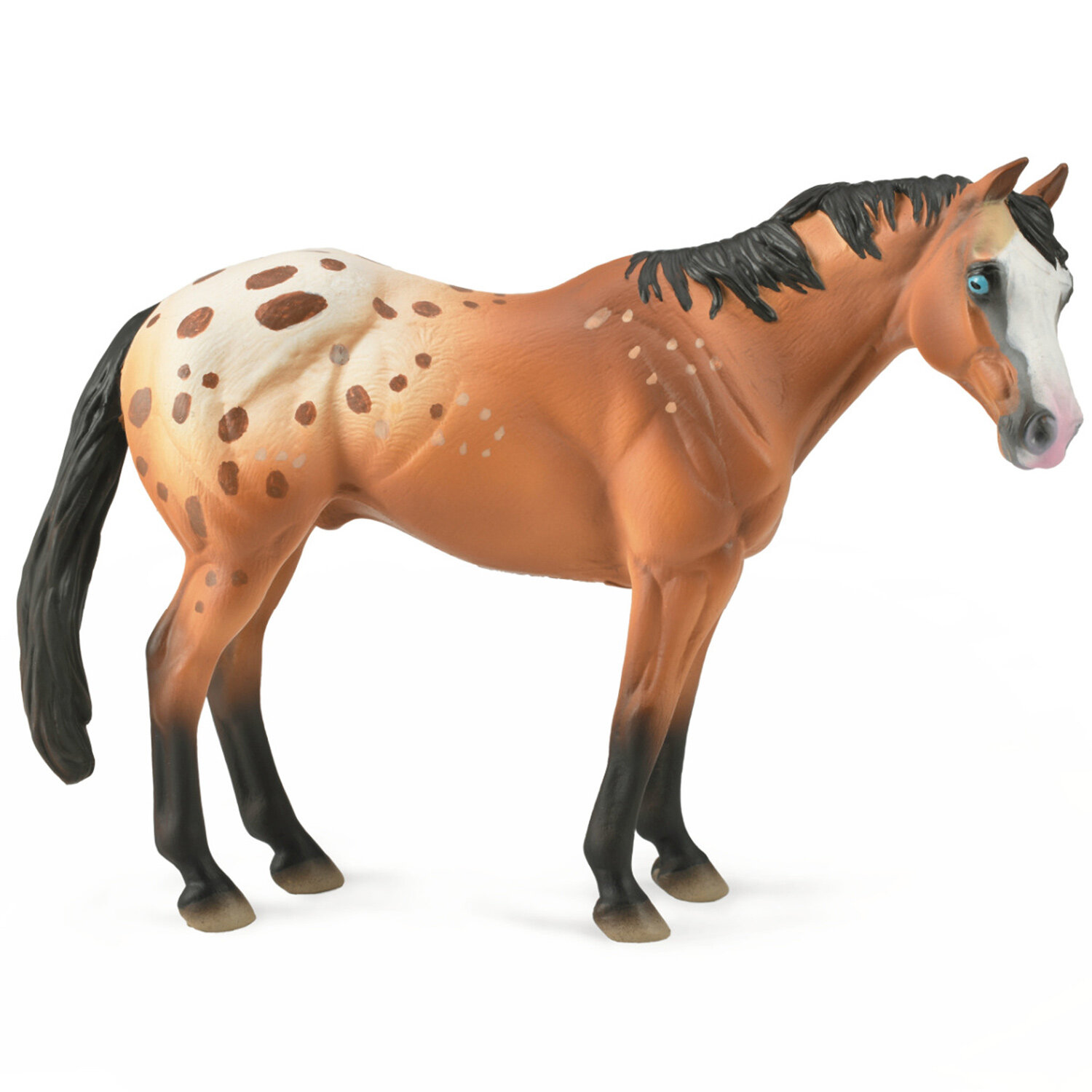 Collecta Фигурка Лошадь Светло-коричневый жеребец Аппалузы XL 88933b с 3 лет