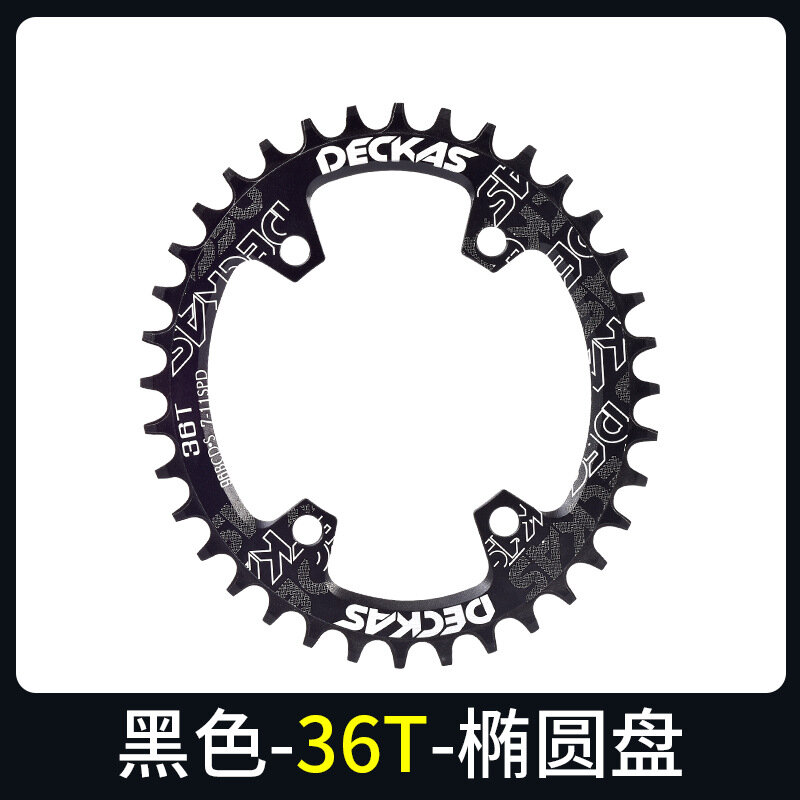 DECKAS BCD96 36T Эллиптическая Черная Цепная Зубчатая Шестерня для M8000 96S BCD Горного Велосипеда