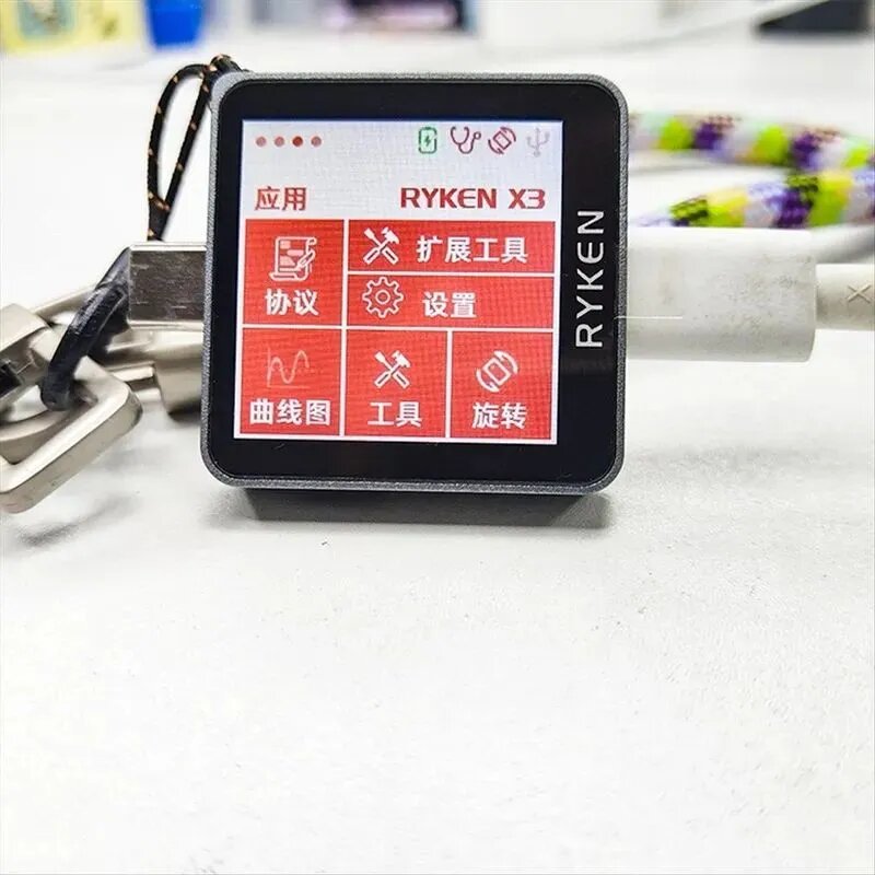 Многофункциональный тестер Type-C RYKEN RK-X3 PD3.1 140W цифровой измеритель напряжения и тока — фото 1