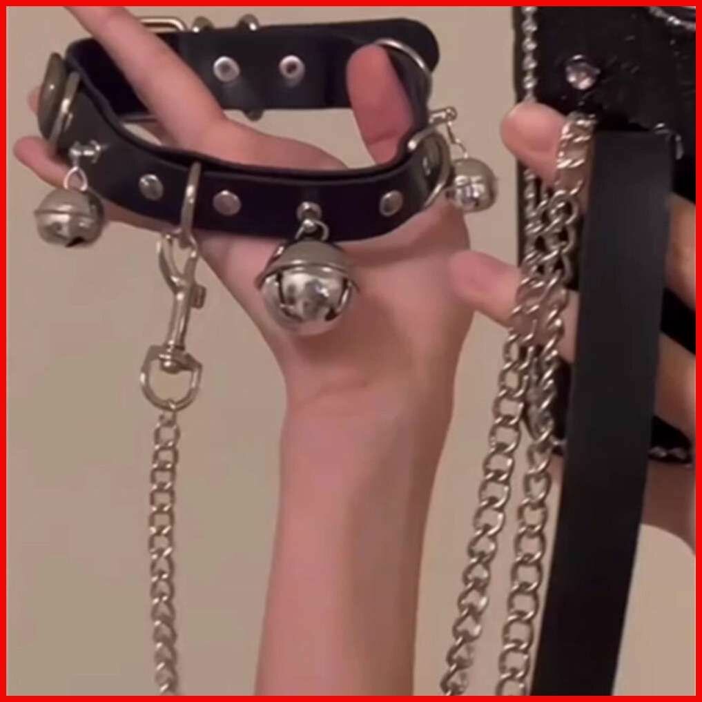 Ошейник с поводком бдсм/Косплей