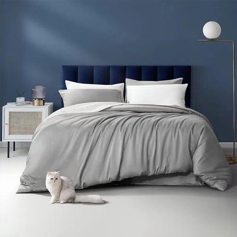 Комплект постельного белья Fuanna Home Textiles: четырехпредметный комплект с простыней и пододеяльником, утолщенный трехпредметный комплект для домашнего использования, комплект из ворсованной ткани для общежития.