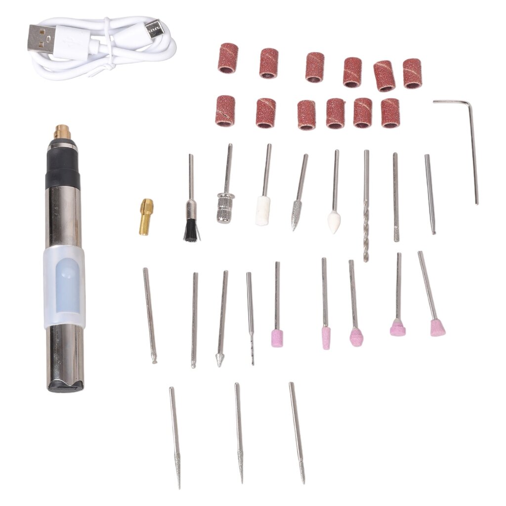 Портативная Беспроводная USB-Перезаряжаемая Электрическая Гравировальная Ручка С 36 Трафаретами, Работающая от USB, Подходит Для Резьбы По Металлу и Дереву