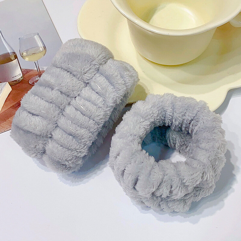 Браслет для мытья лица, защита от брызг на манжетах, водонепроницаемые рукава, впитывающее полотенце для запястья, спортивный браслет для вытирания пота