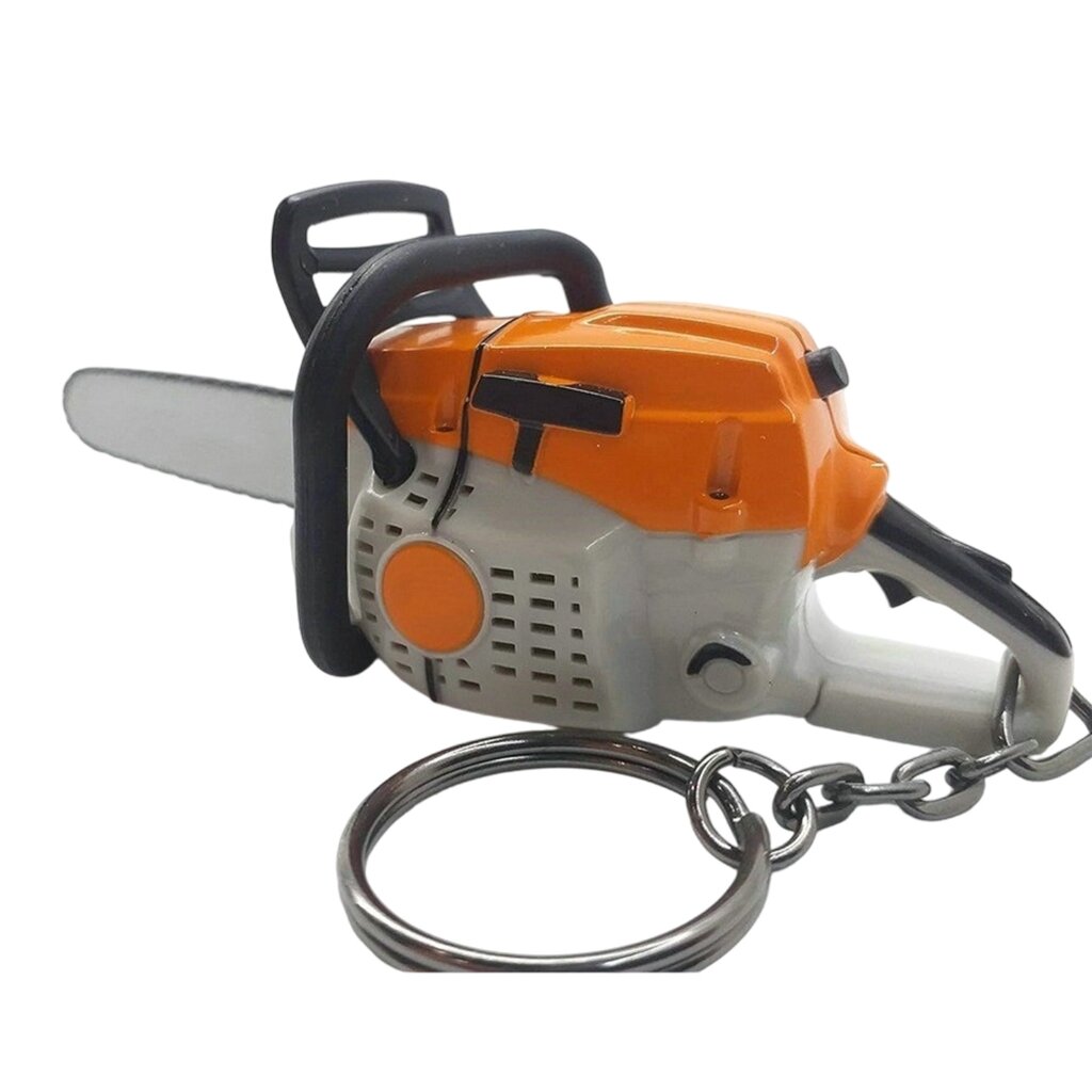 Мотоцикл автомобиль брелок мультфильм бензопила кулон автомобиль зеркало заднего вида кулон