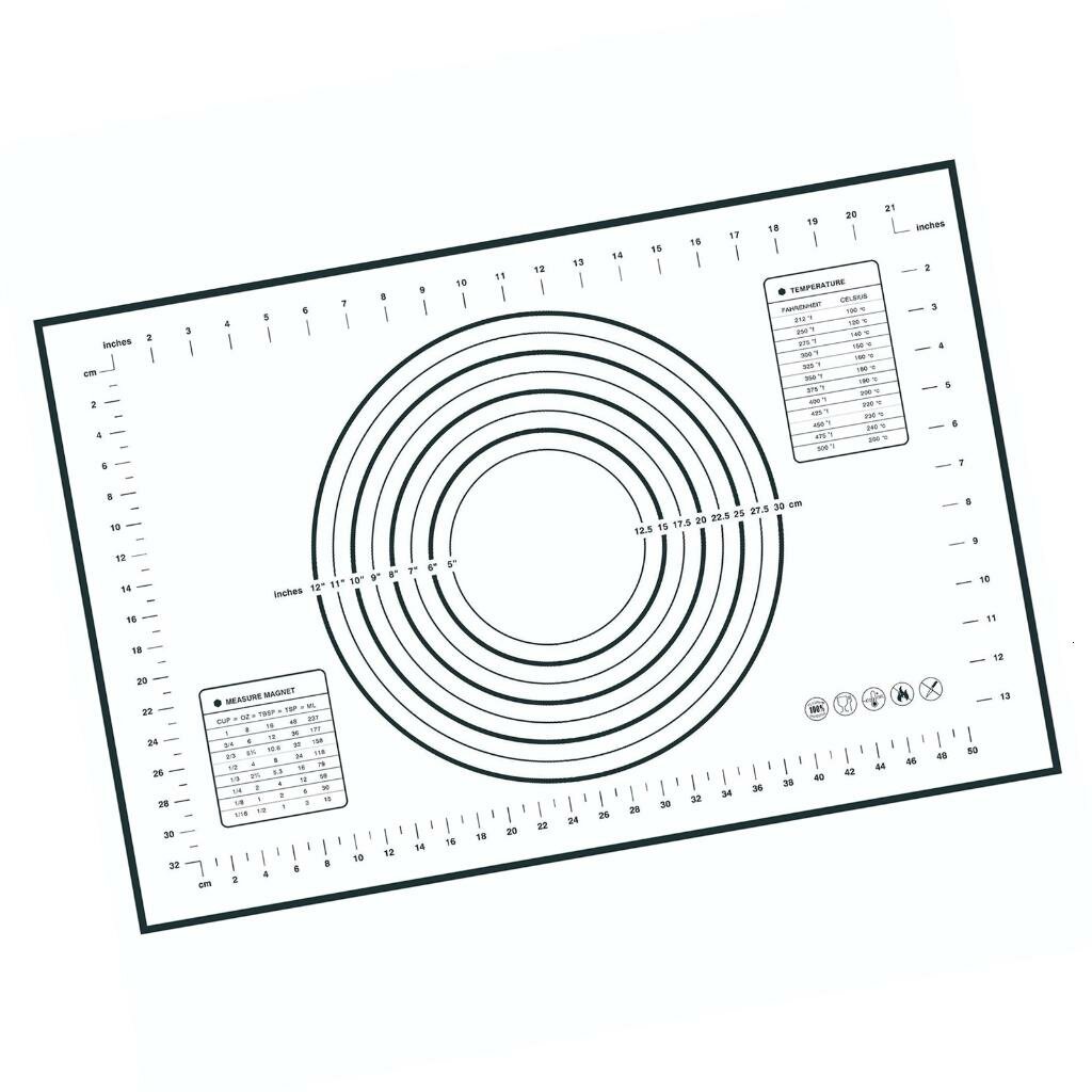 Силиконовые коврики для выпечки, Черный - L