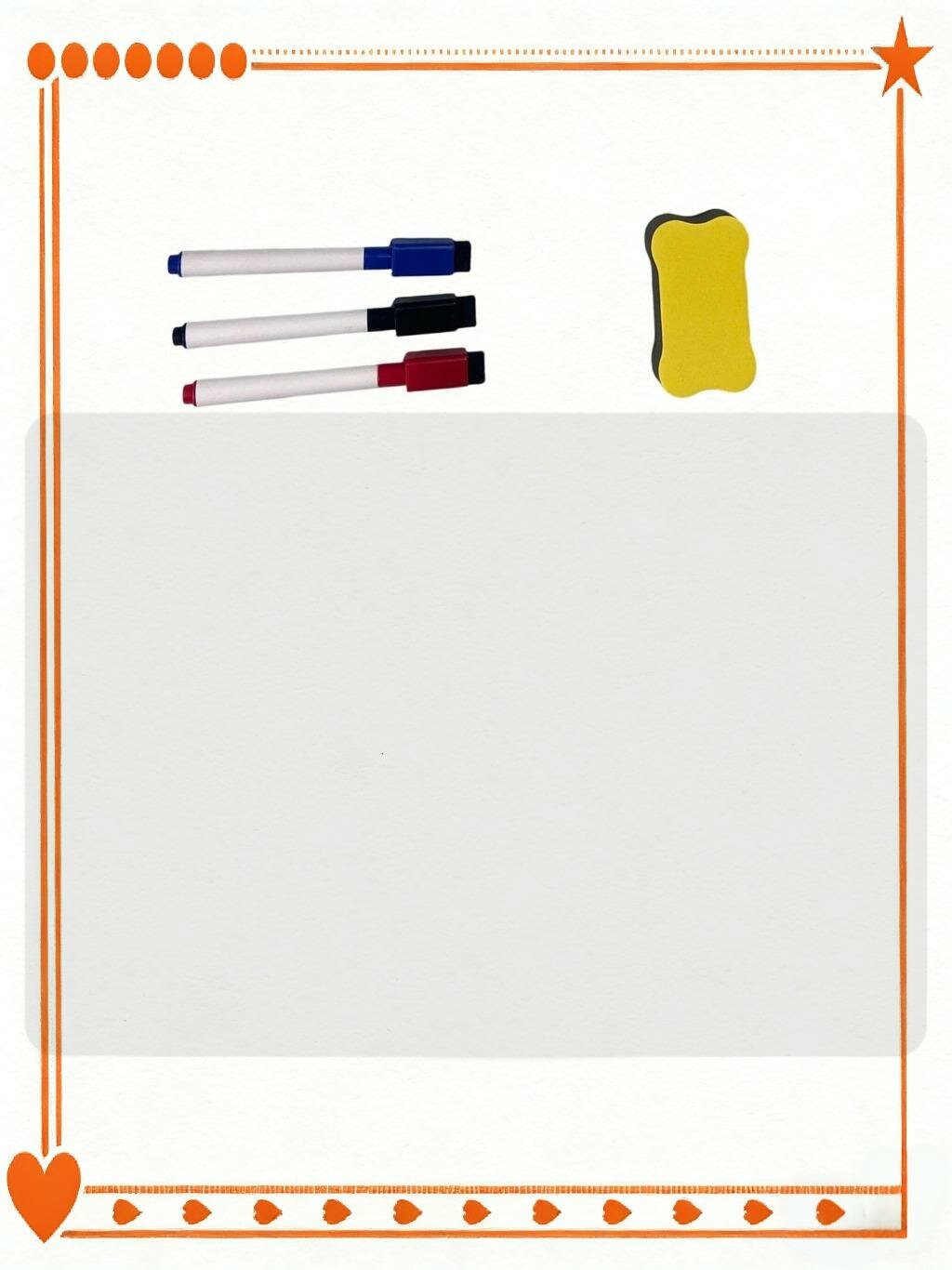 Магнитная доска A3 A4 для холодильника, A4 плюс ручка B и бо